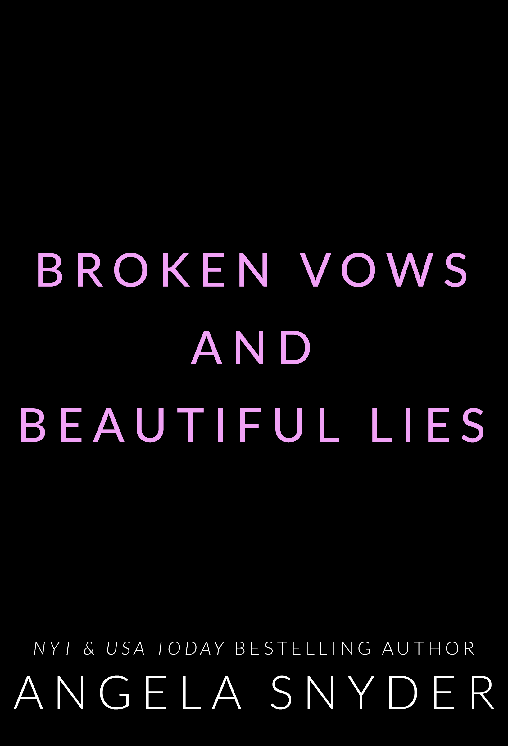 Author Angela Snyder – New York Times & USA Today Bestselling Author